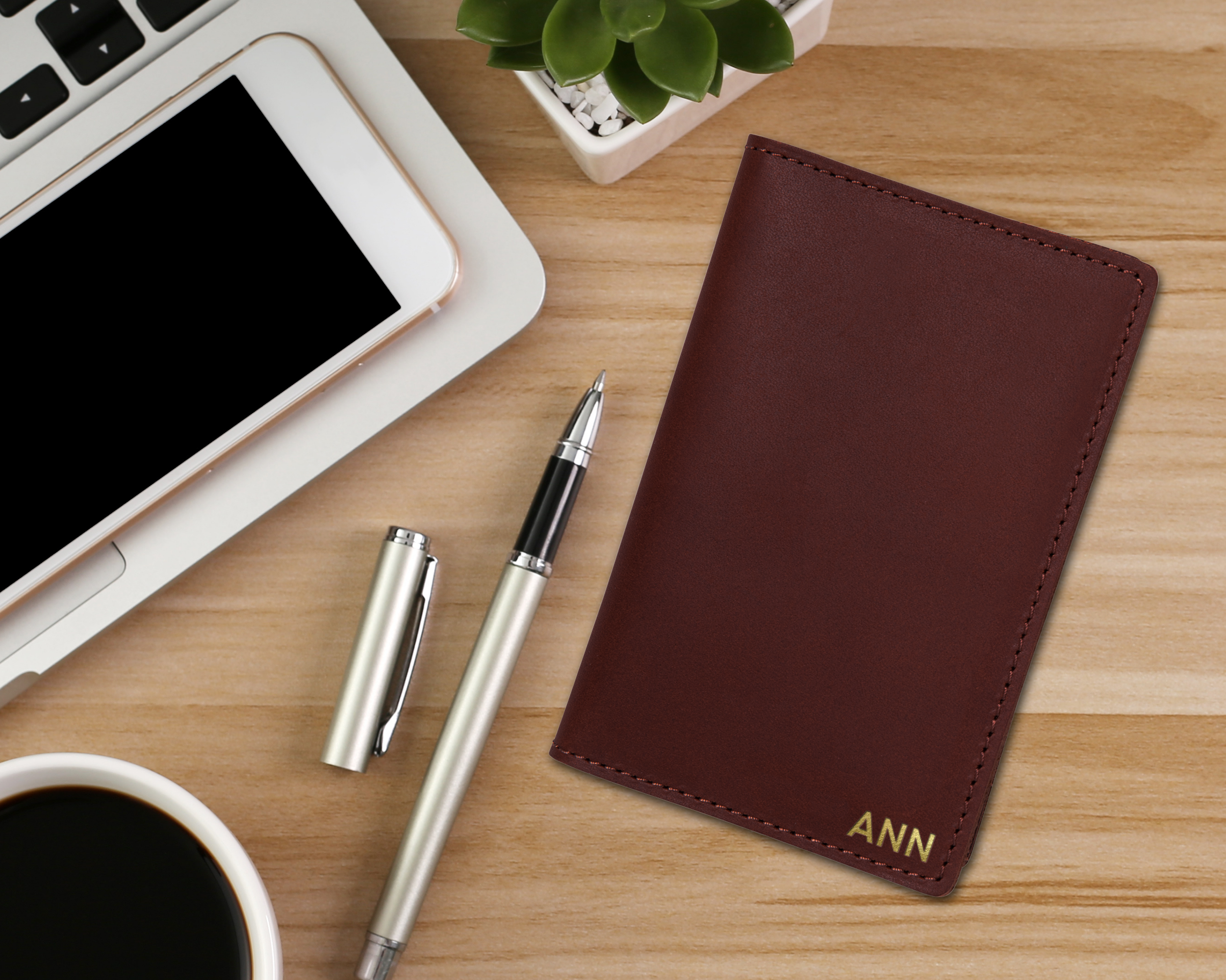 Personalized Leather Passport Cover premium leather USA made ...