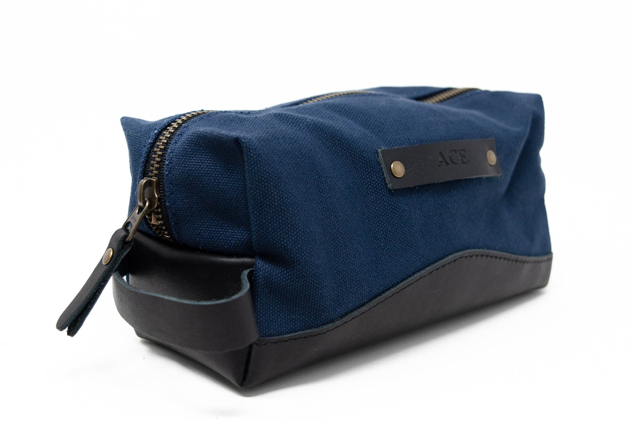 Personalized Canvas and Leather Dopp Kit | Handcrafted – Northwind Supply